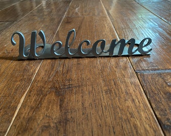 Welcome Standing Sign - Etsy