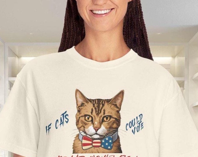 My Cat Hates Trump Shirt, Kamala Harris Shirt, Democrat Shirt, Feline ...