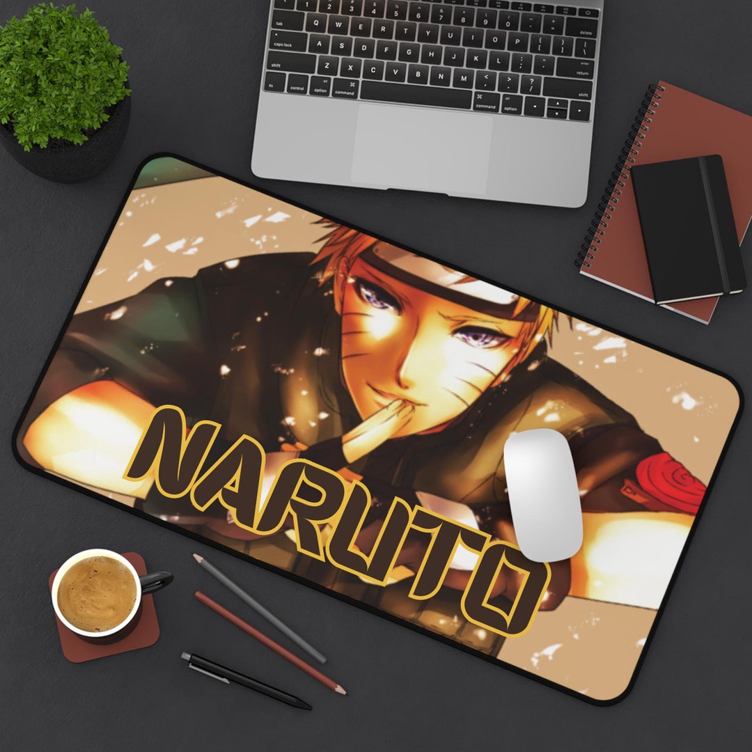 Sasuke Uchiha Mouse Pad Neoprene Naruto Desk Mat - Etsy