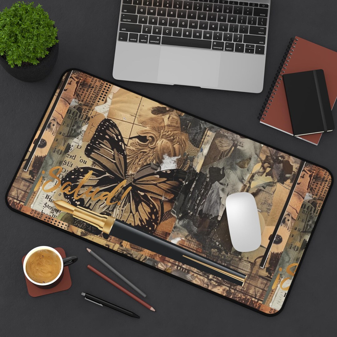 Dark Academia Mouse Pad Neoprene Desk Mat for Magical Workspaces - Etsy