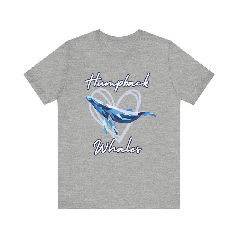 Humpback Whale With Heart - Save the Whales Design Tee - Etsy