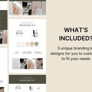 Complete Brand Kit Template for Canva | Digital Download | Editable ...