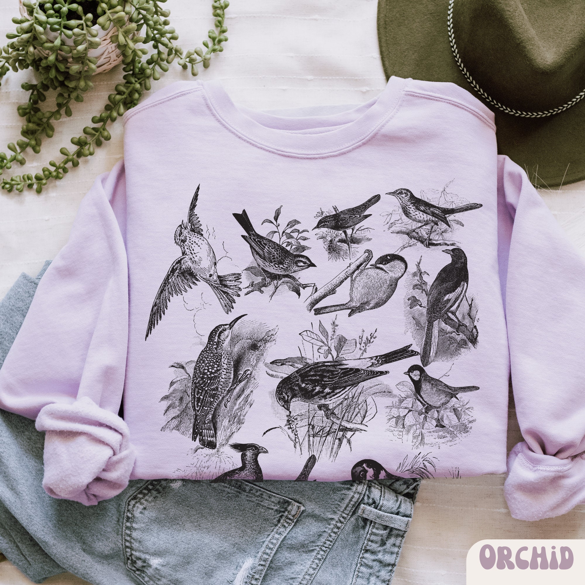 Bird Watcher Comfort Colors Sweatshirt Indie Birding Crewneck ...
