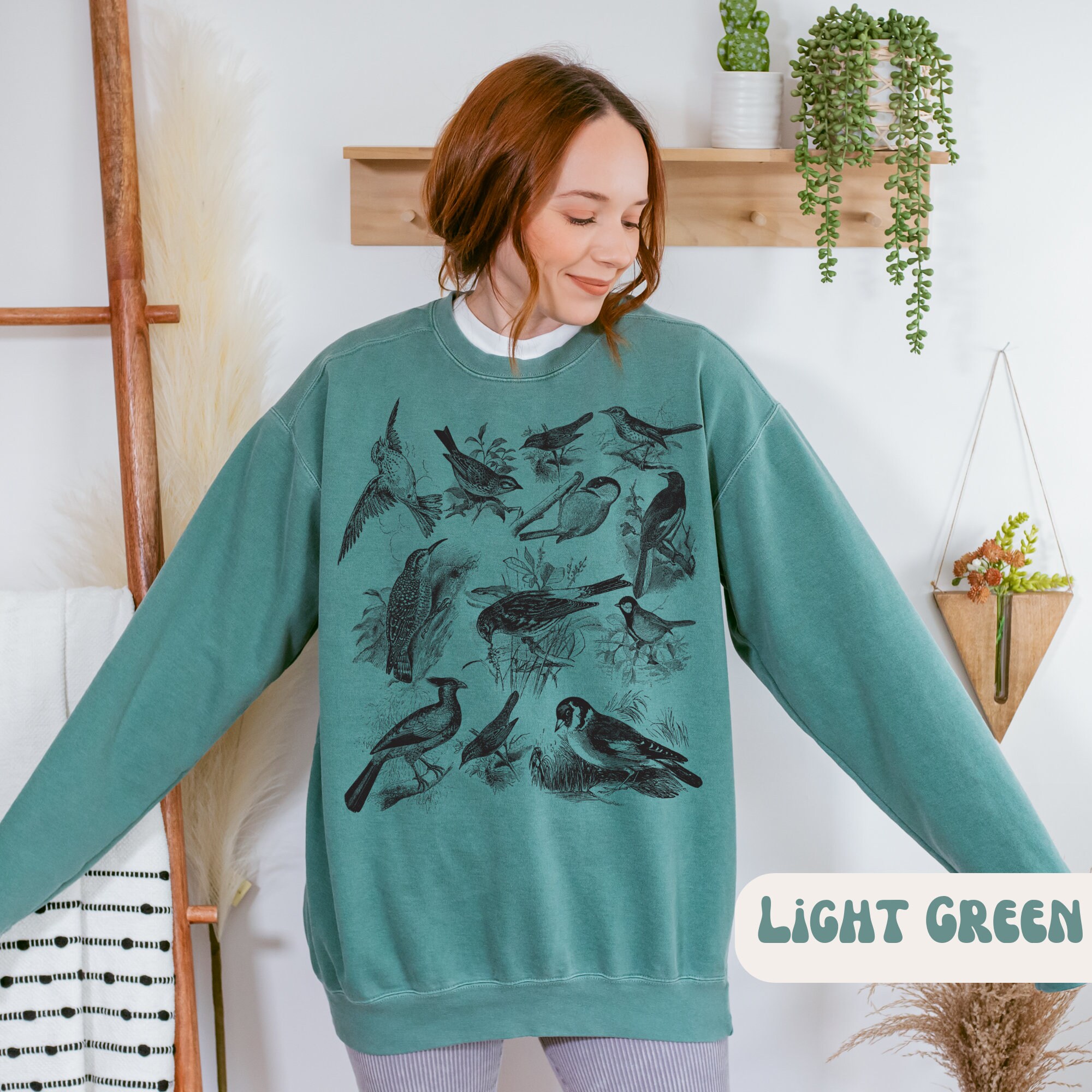 Bird Watcher Comfort Colors Sweatshirt Indie Birding Crewneck ...