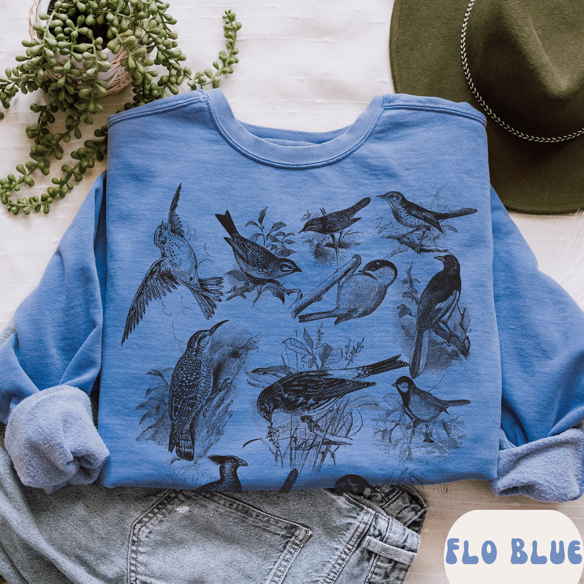 Bird Watcher Comfort Colors Sweatshirt Indie Birding Crewneck ...