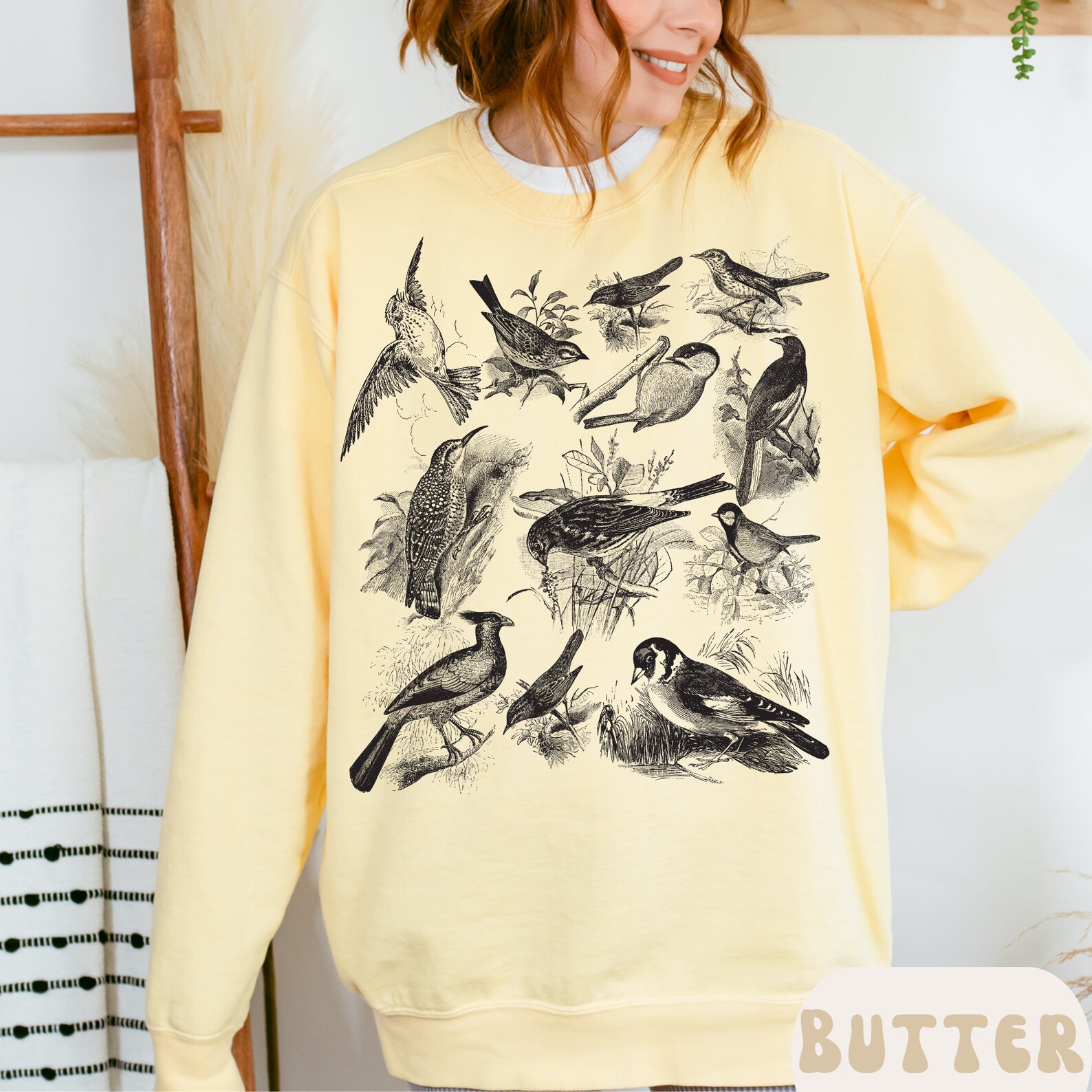 Bird Watcher Comfort Colors Sweatshirt Indie Birding Crewneck ...
