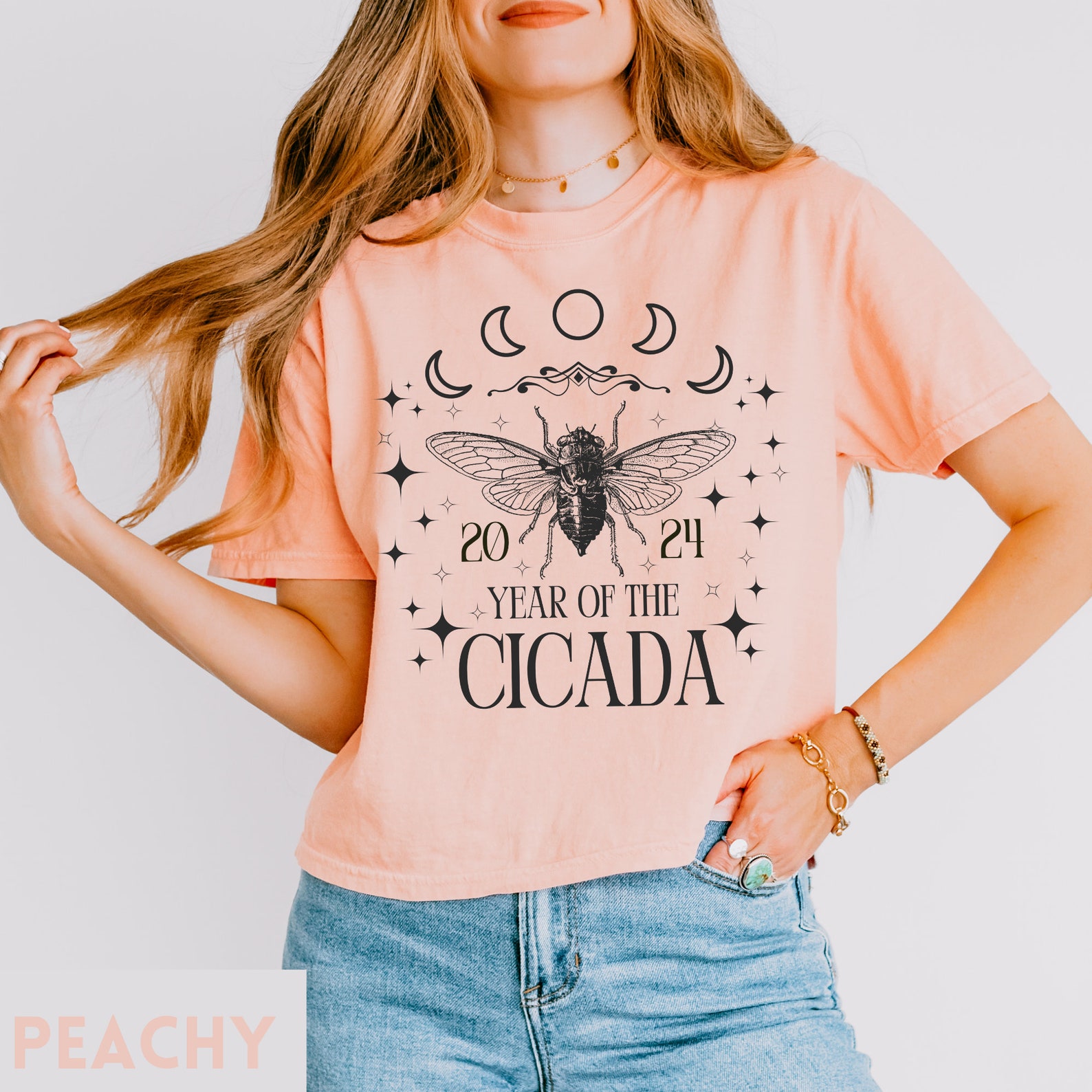 Cicada Crop Top Comfort Colors 2024 Year of the Cicada Dark Academia ...