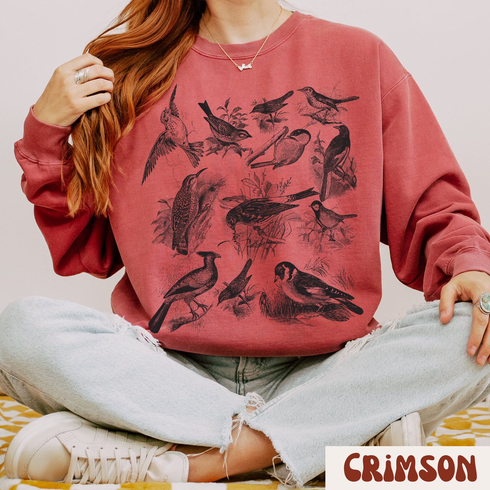 Bird Watcher Comfort Colors Sweatshirt Indie Birding Crewneck ...