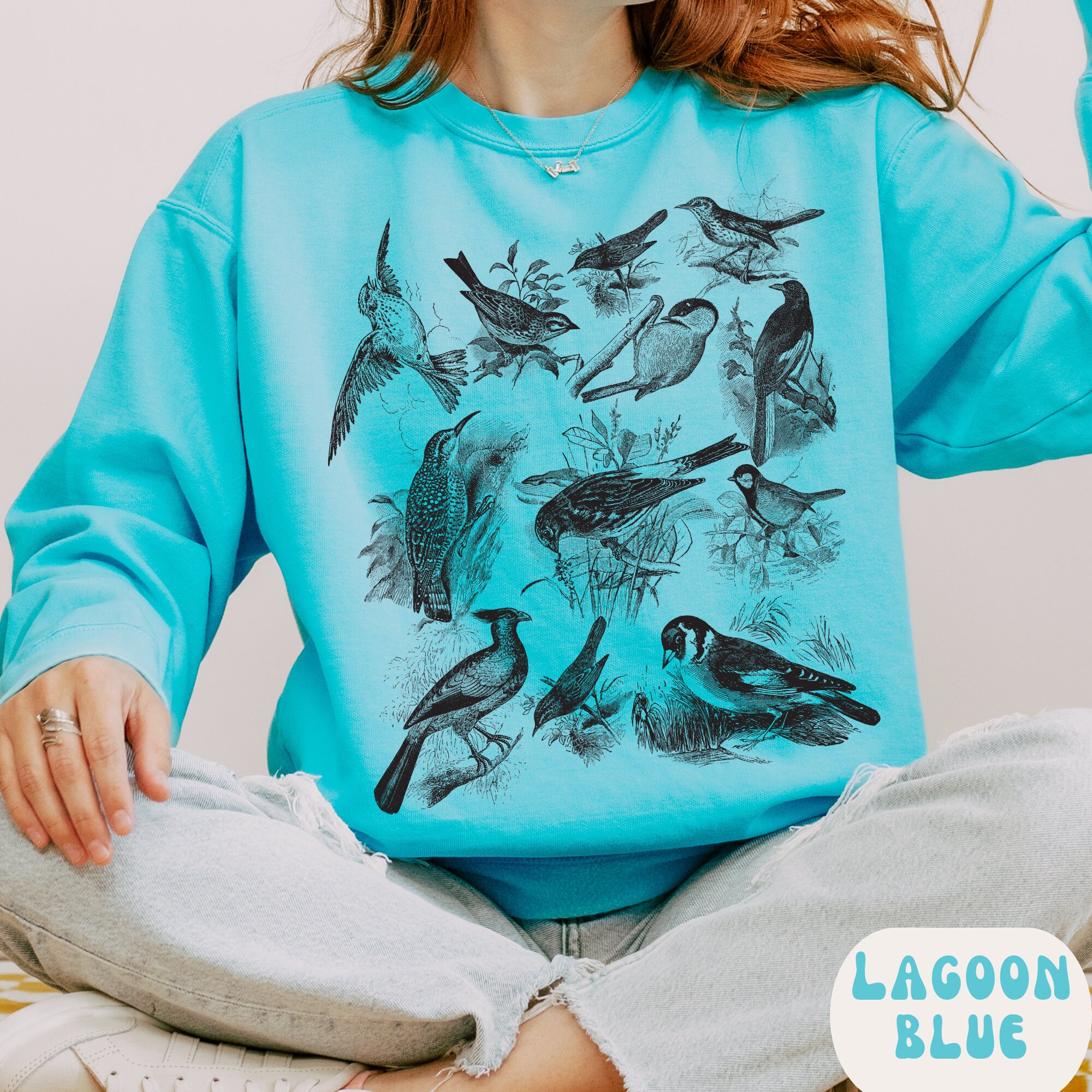 Bird Watcher Comfort Colors Sweatshirt Indie Birding Crewneck ...