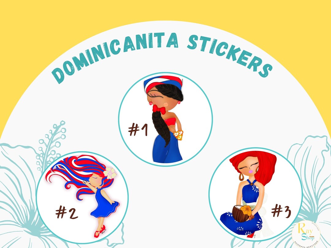Dominican Stickers | Dominican Republic | Stickers for Laptops ...