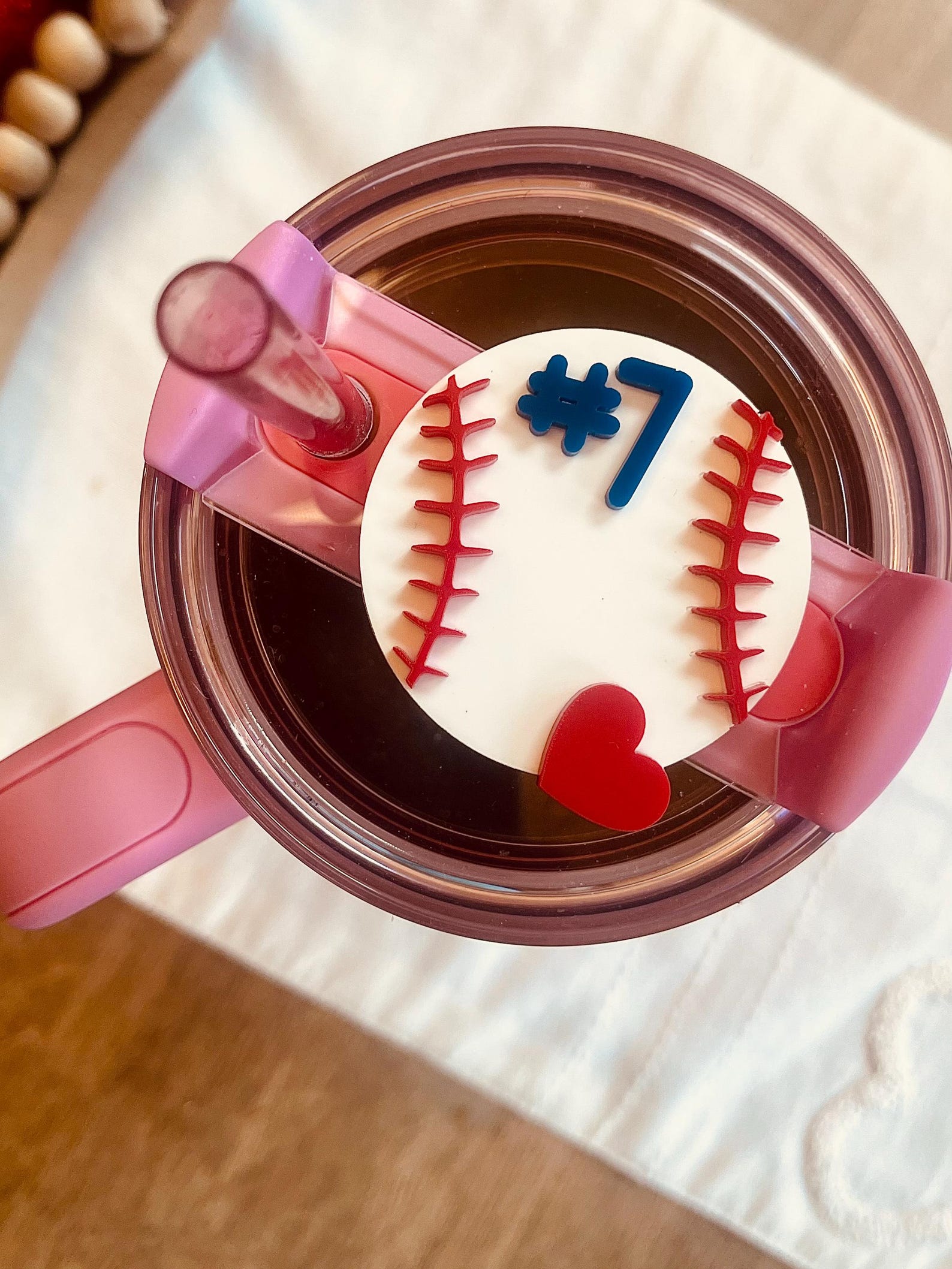 Baseball or Softball With Heart Stanley Topper 30 and 40 Oz Tumbler ...
