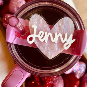 Cute Heart Stanley Topper for 30 and 40 Oz Tumbler Valentines Day ...