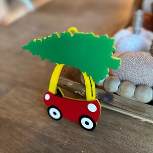 Little Tikes Cozy Coupe Christmas Tree Ornament. SVG and Lightburn File ...