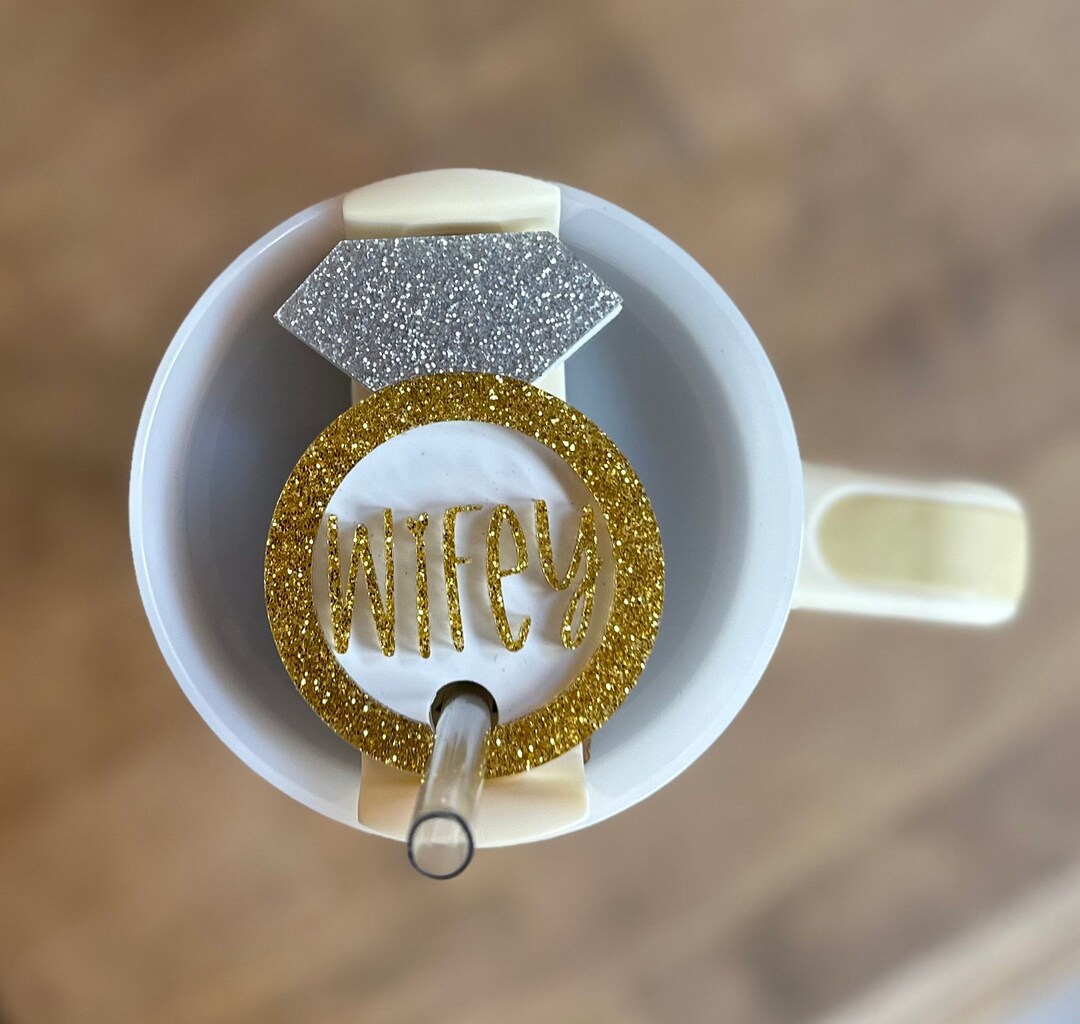 Ring 40oz V2 Cup Topper. SVG and Lightburn File. Wifey, Wedding Ring ...