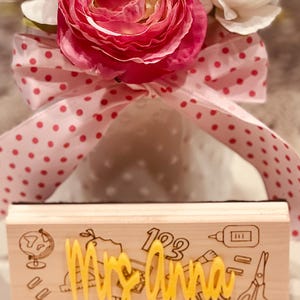 Personalized Dry Erase Eraser - Great Custom Teacher Gift, Teacher ...