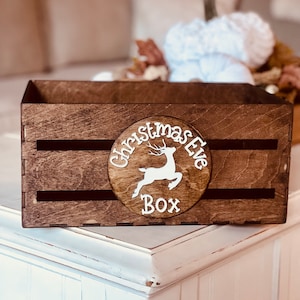 Wood Christmas Box With 3 Round Patterns and Guide to Help Place Pieces ...
