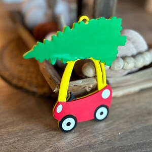 Little Tikes Cozy Coupe Christmas Tree Ornament. SVG and Lightburn File ...