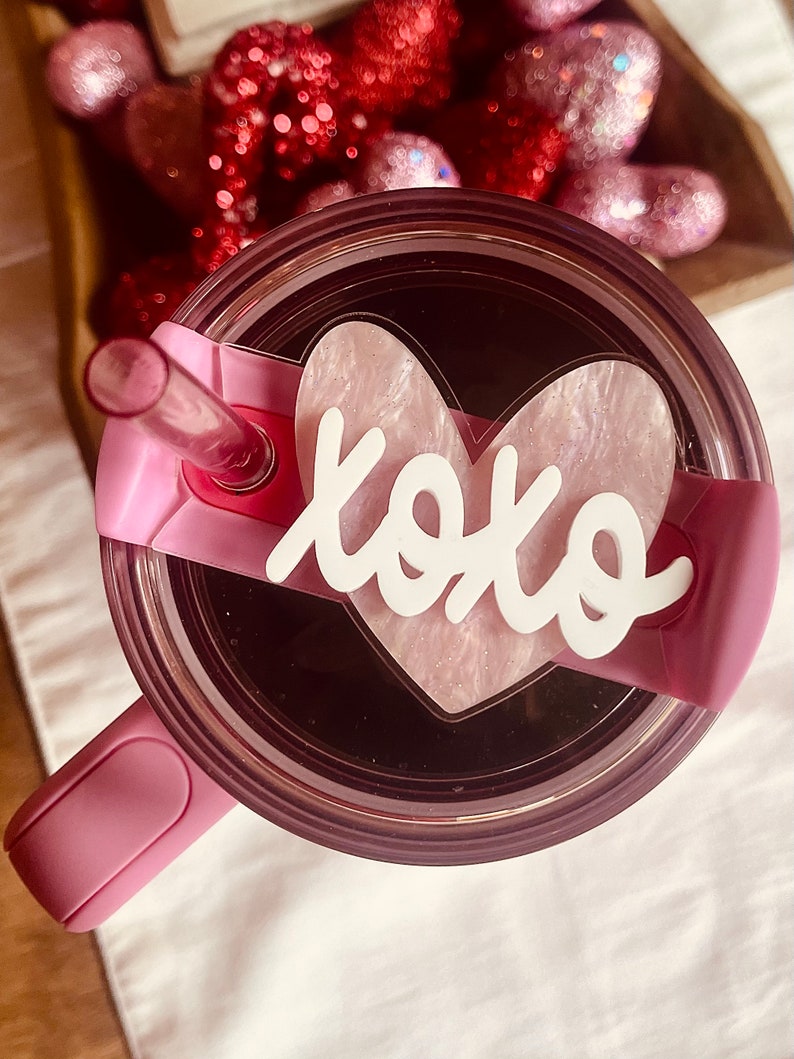 Cute Heart Stanley Topper for 30 and 40 Oz Tumbler Valentines Day ...