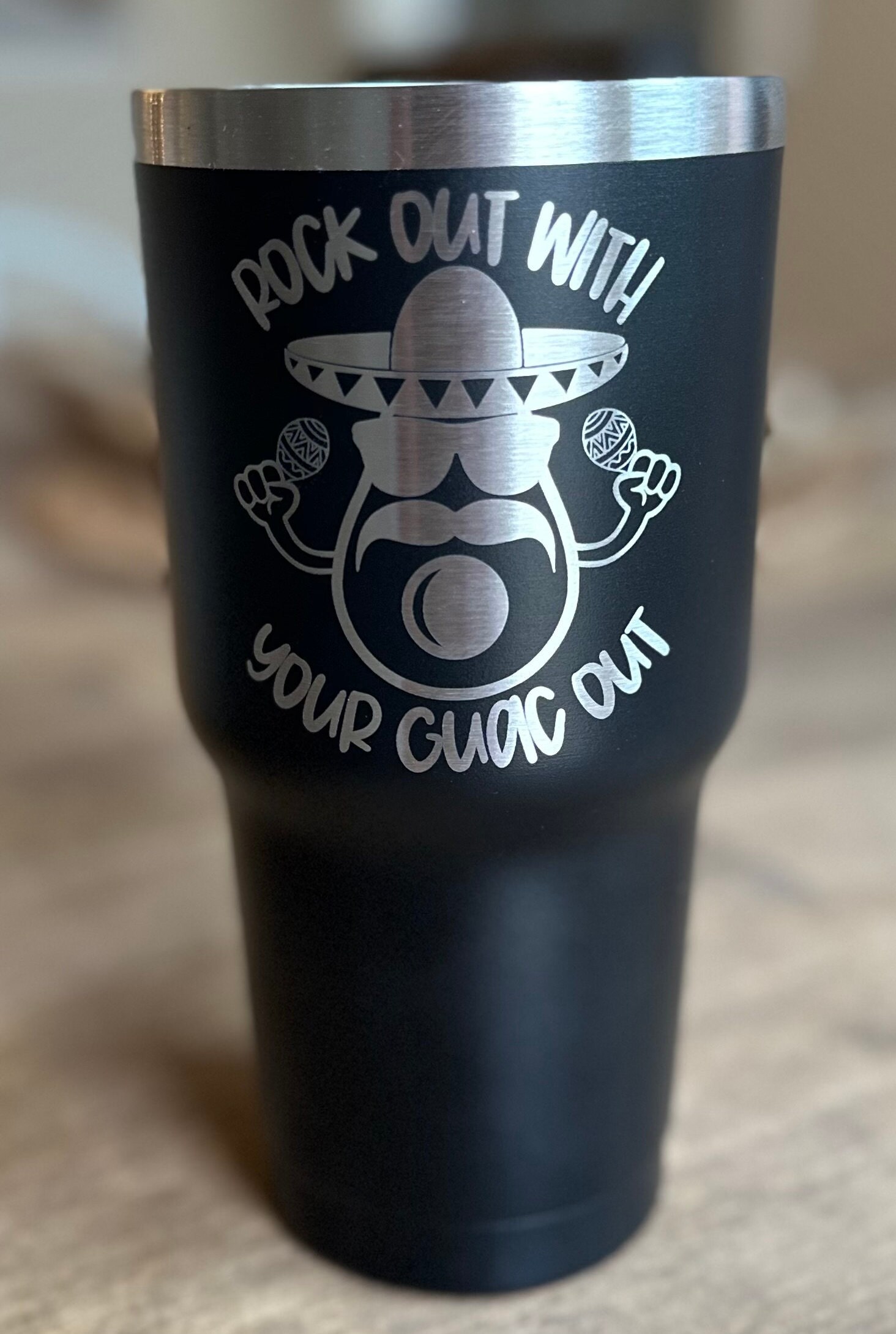 Rock Out With Your Guac Out. SVG File Lightburn File Fun - Etsy