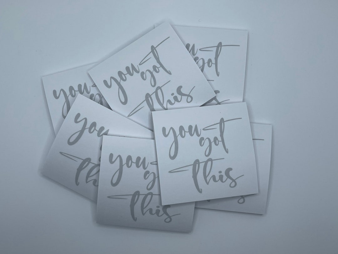 You Got This Motivational Post-it/sticky Notes Desk Decor, Office, Home ...