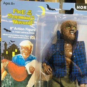 Werewolf Flocked Custom 8" 1/9th Scale Collectible Figure - Etsy