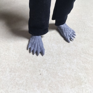 Werewolf Custom 8" 1/9th Scale 3D Printed Feet Appliances - Etsy