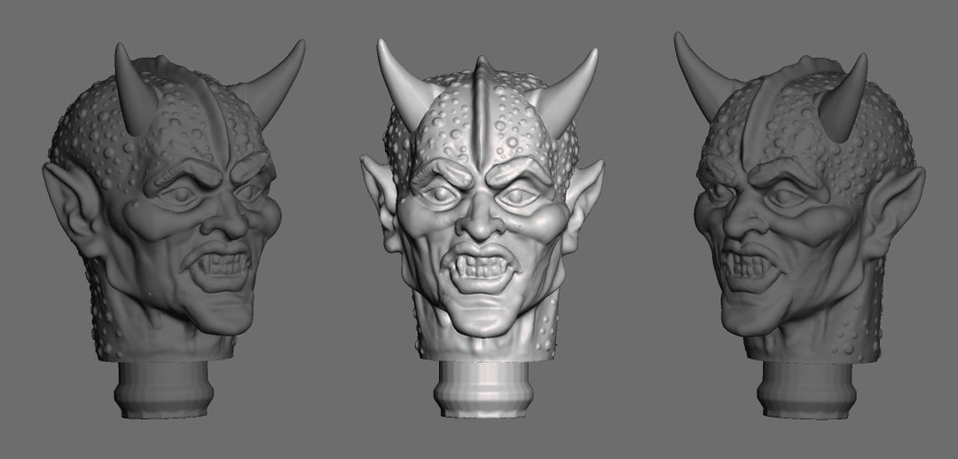 Gargoyle Custom 8 1/9th Scale 3D Printed Head - Etsy