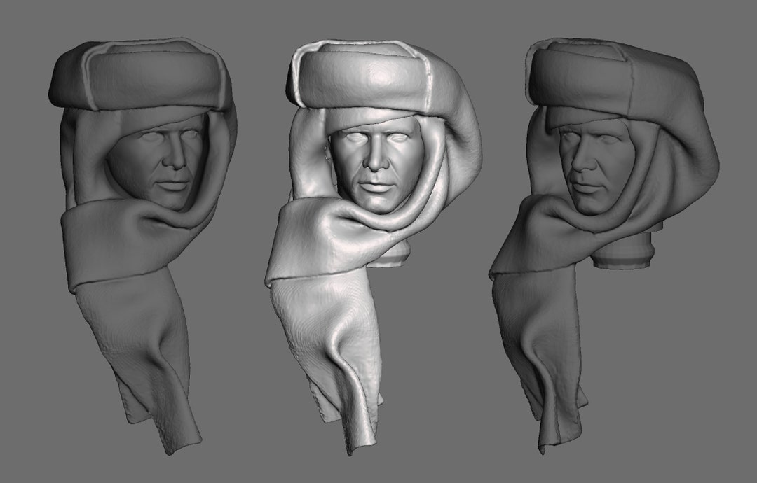 Map Room Archaeologist Custom 8 1/9th Scale 3D Printed Head - Etsy