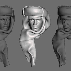 Map Room Archaeologist Custom 8 1/9th Scale 3D Printed Head - Etsy