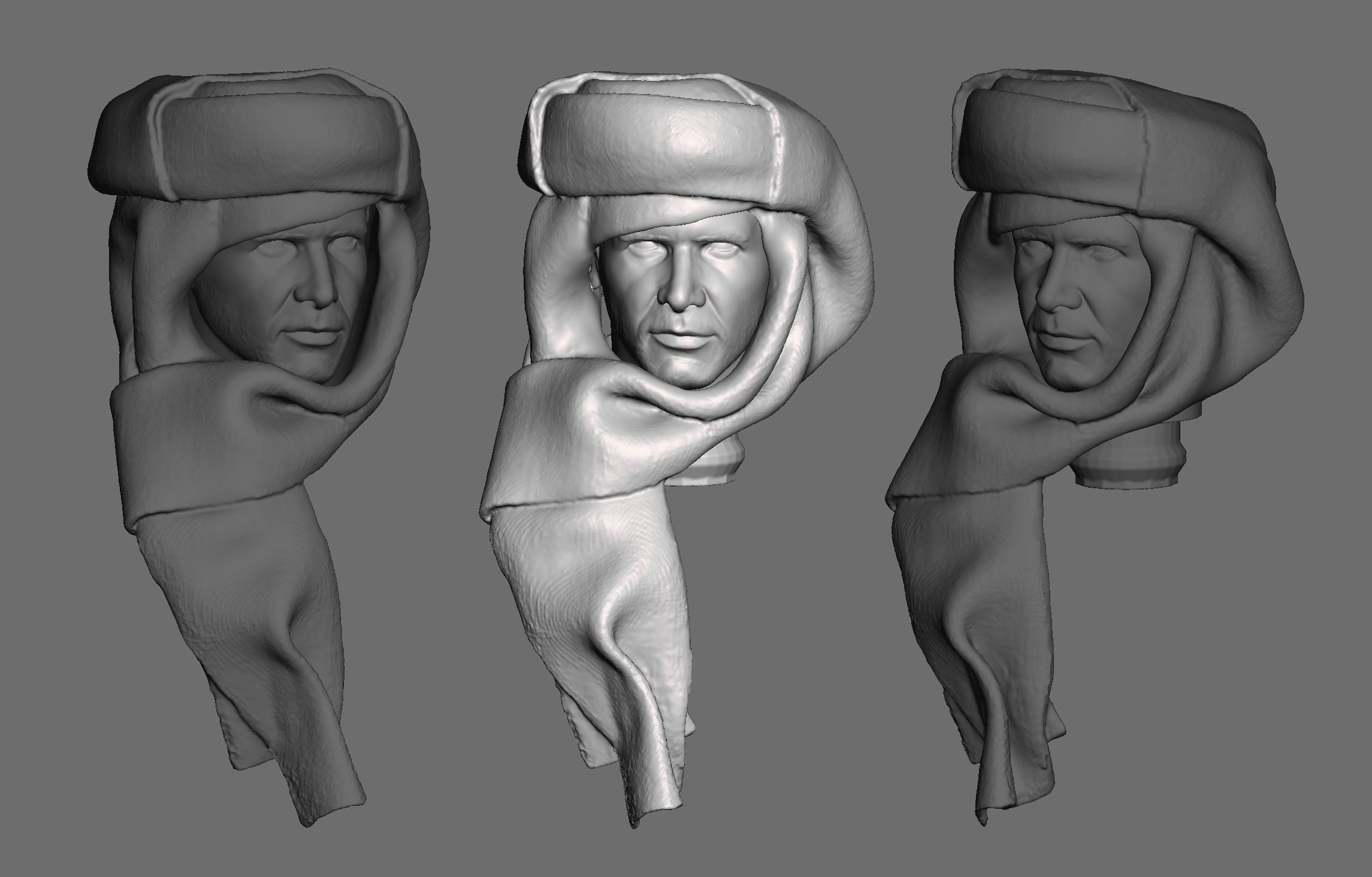 Map Room Archaeologist Custom 3D Printed Head for 1/9th Scale (aka 8 ...