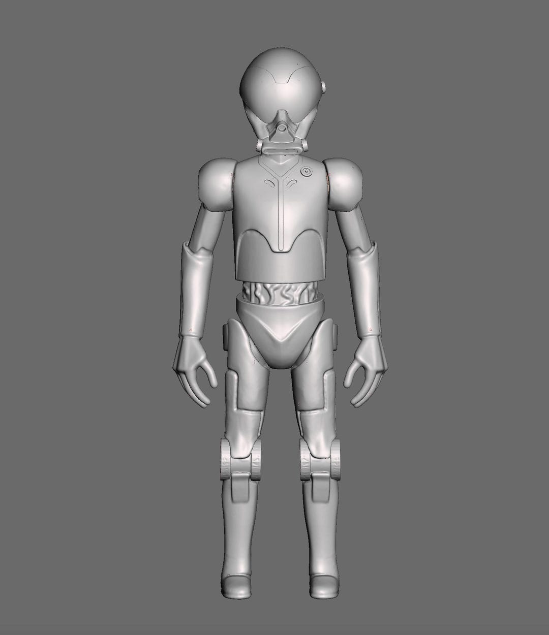 Kenner-style Rebels AP-5 - RA-7 Protocol Droid 3.75 Inch 3d Print - Etsy