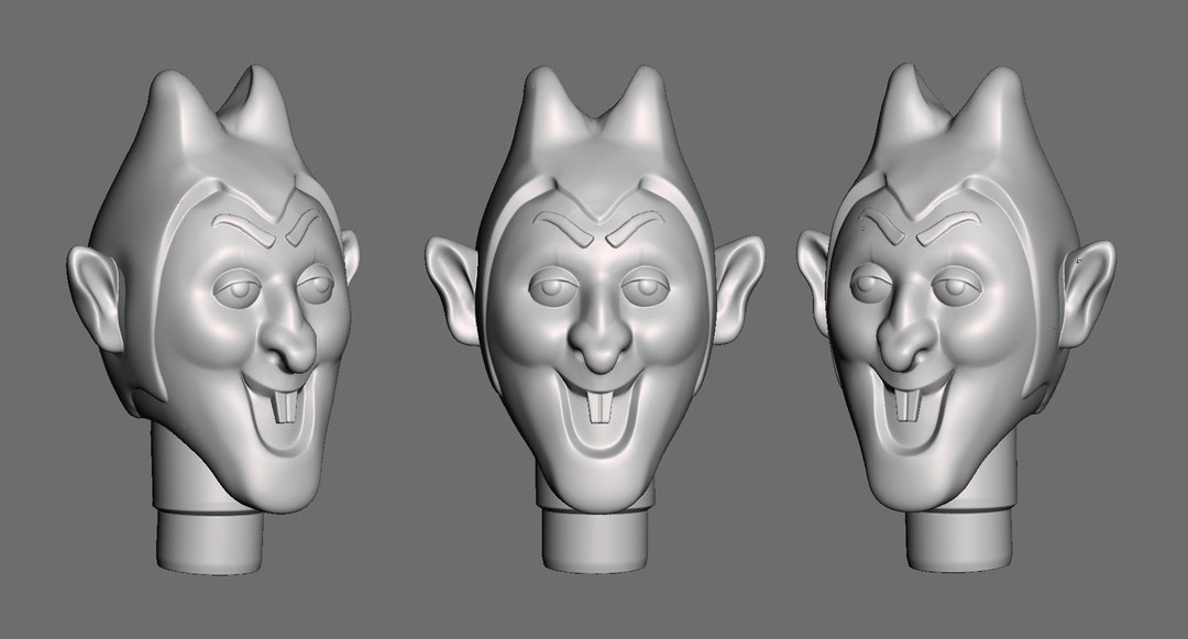 Count Chocula Custom 3D Printed Head for 1/9th Scale (aka 8 Inch ...