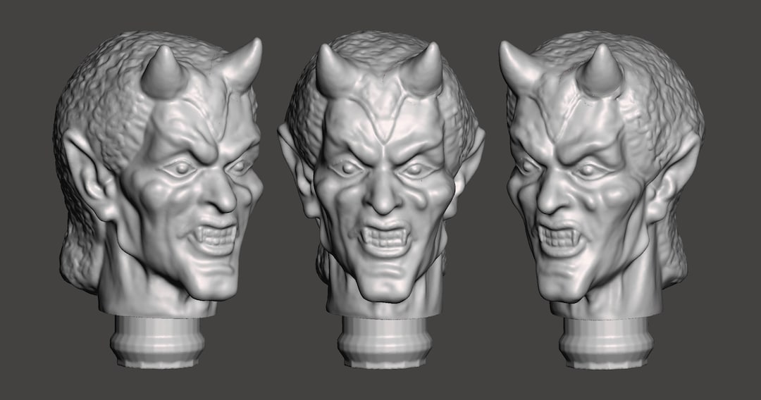 Calibos Custom 8 1/9th Scale 3D Printed Head - Etsy