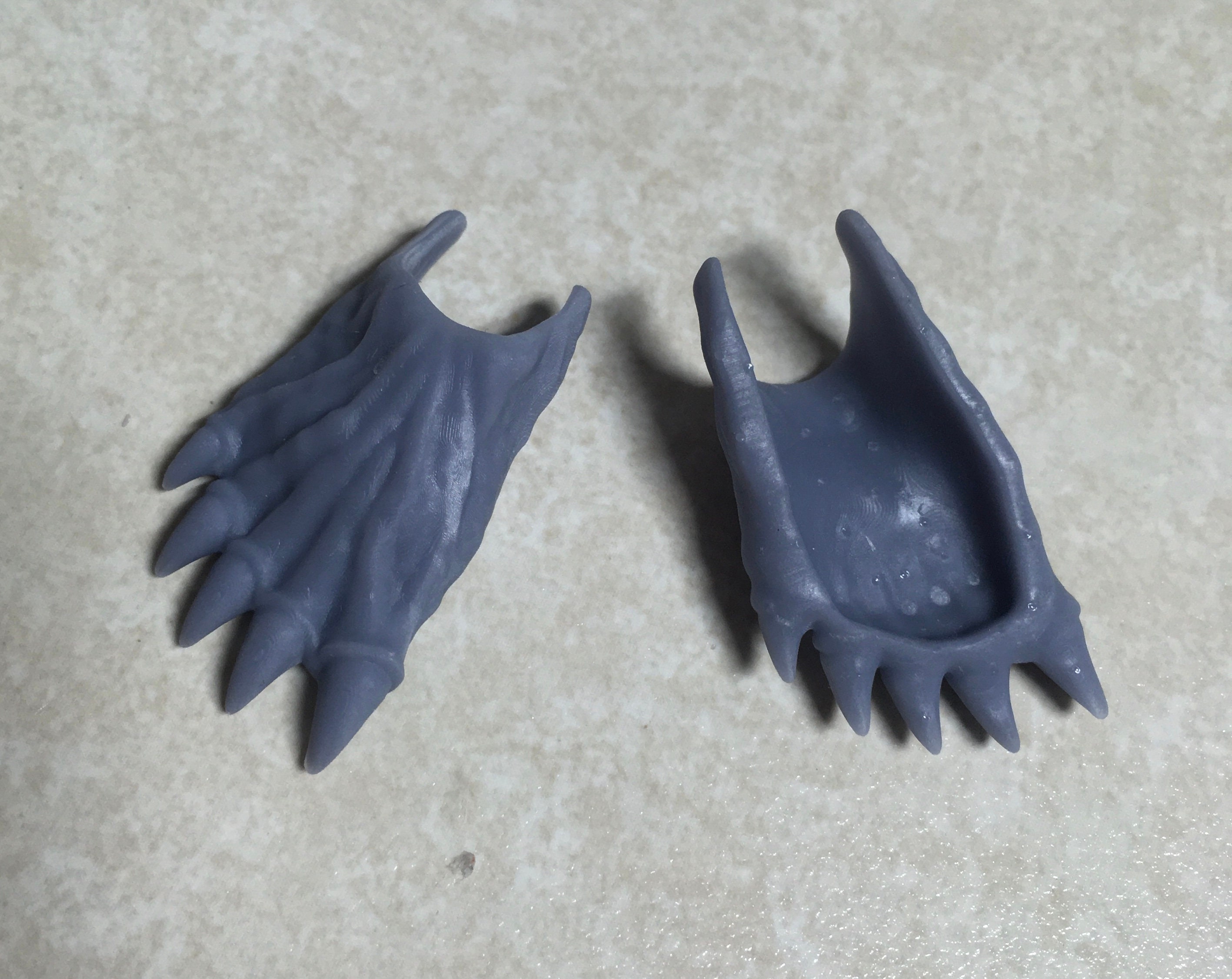 Werewolf Custom 8" 1/9th Scale 3D Printed Feet Appliances - Etsy