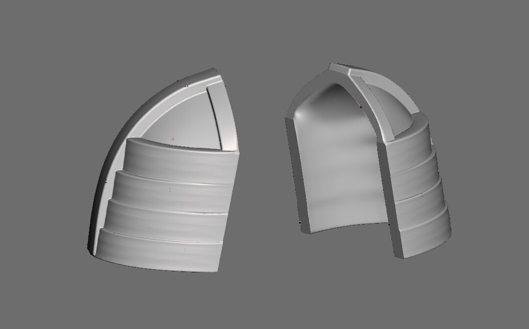 Doom Shoulder Armor (pair) Custom 8" 1/9th Scale 3D Printed - Etsy