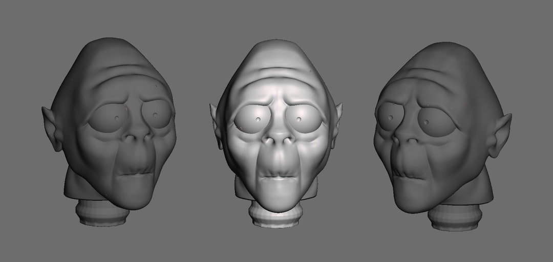 Zombie Custom 8 1/9th Scale 3D Printed Head - Etsy