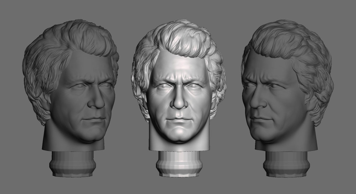 Lonely Drifter Custom 3D Printed Head for 1/9th Scale (aka 8 Inch ...