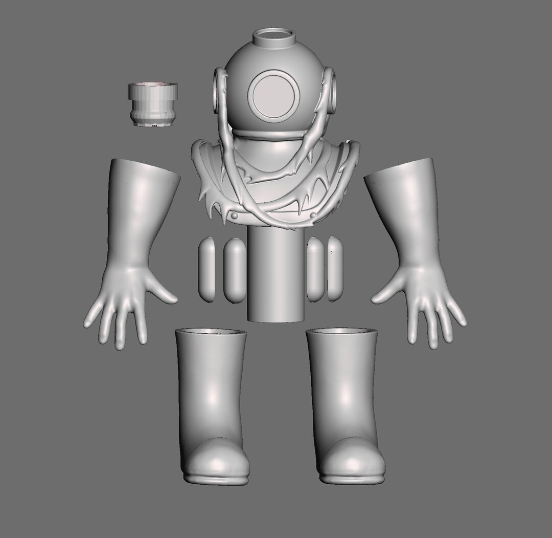 Captain Cutler Custom 8" 1/9th Scale 3D Printed Kit - Etsy