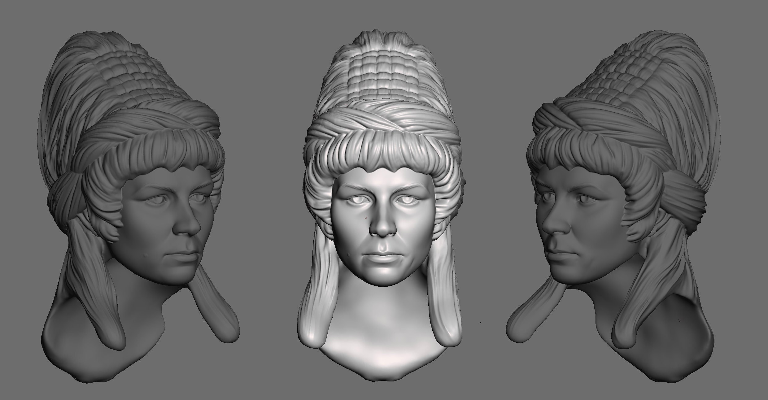 Go-go Custom 3D Printed Head for 1/9th Scale (aka 8 Inch) Action Figure ...