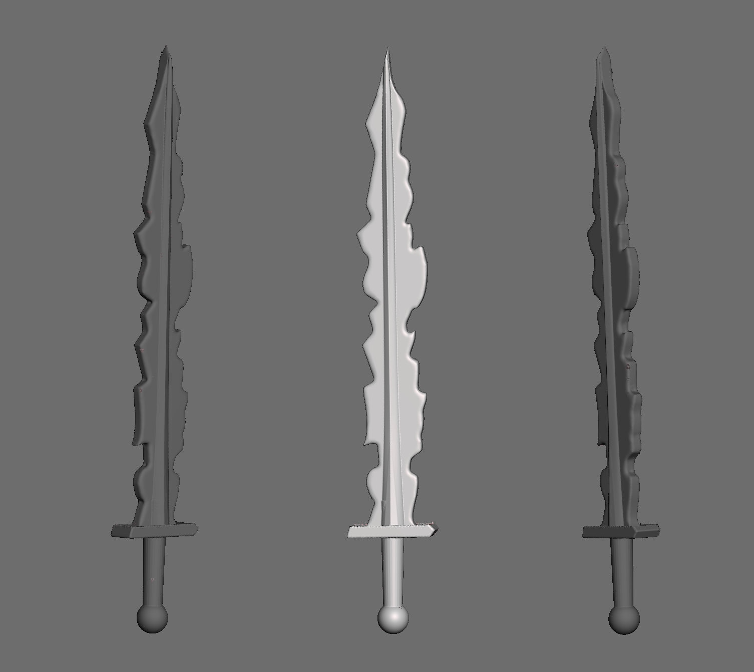 Flaming Sun Sword Custom 8 1/9th Scale 3D Printed - Etsy