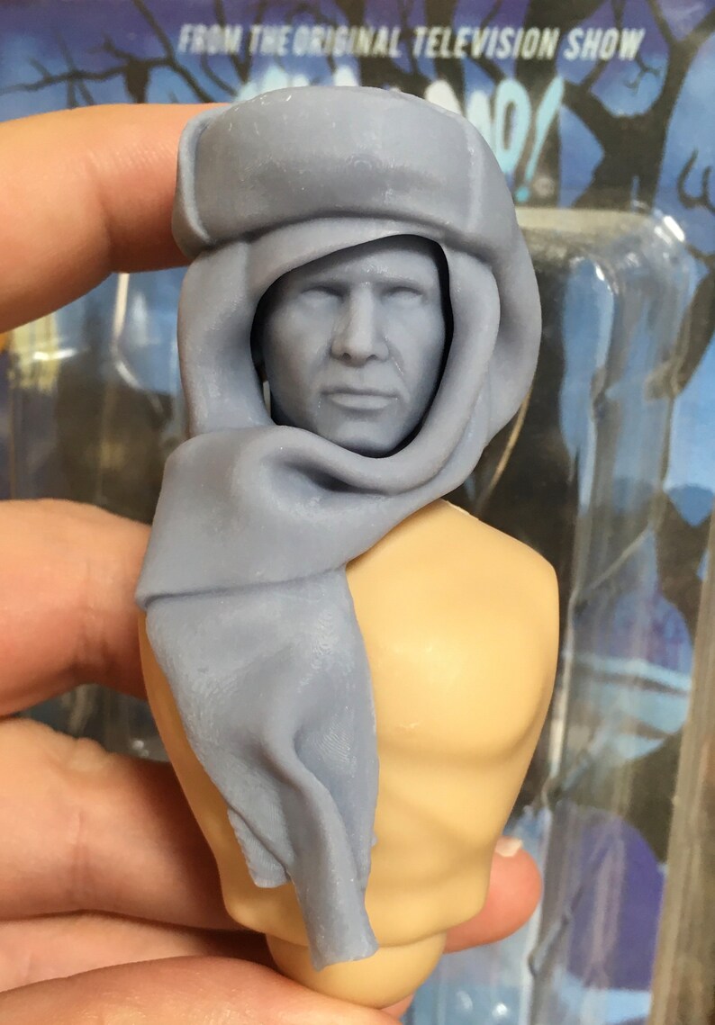 Map Room Archaeologist Custom 3D Printed Head for 1/9th Scale (aka 8 ...