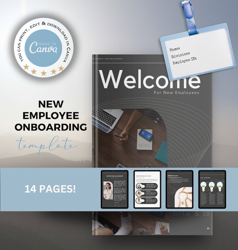 New Hire Handbook | Employee Welcome Pack | New Hire Checklist ...