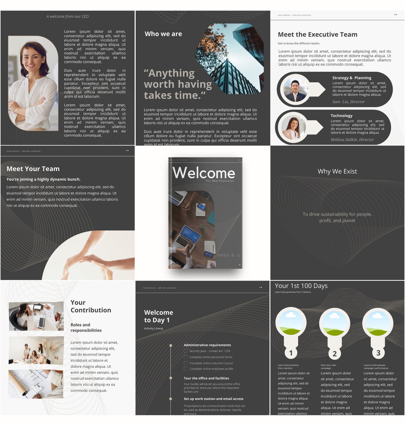 New Hire Handbook | Employee Welcome Pack | New Hire Checklist ...
