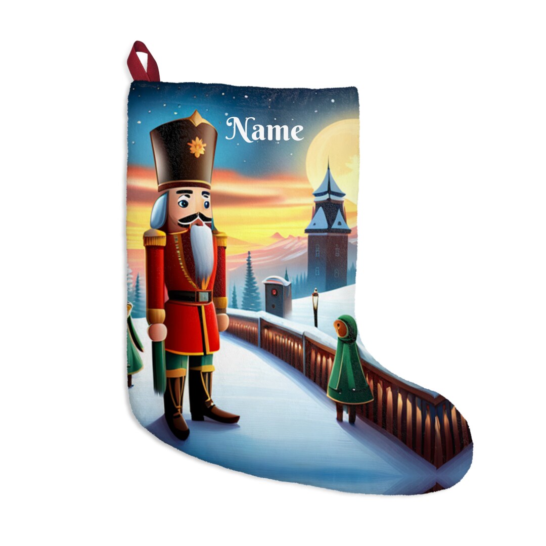 Personalizable Nutcracker Christmas Stockings Nutcracker Holiday ...