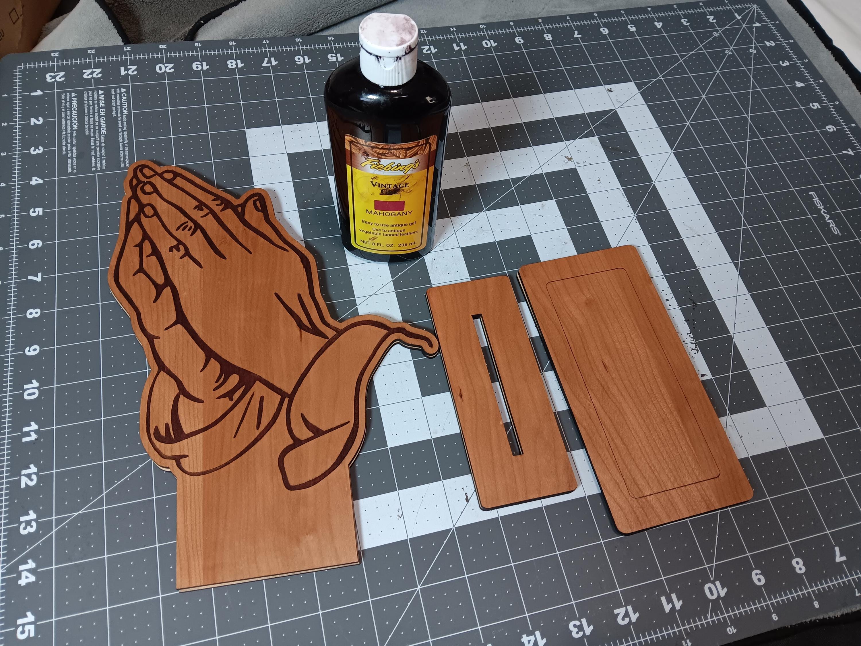 Lightburn Ready Prayer Hands for Laser Engravers (lightburn, SVG, DXF ...