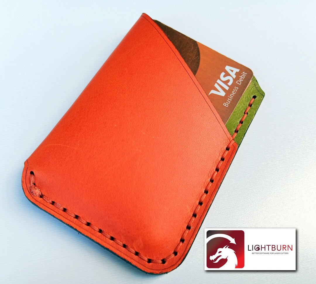 Laser Cut Ready - Minimalist Leather Wallet (SVG, Lightburn) - With ...