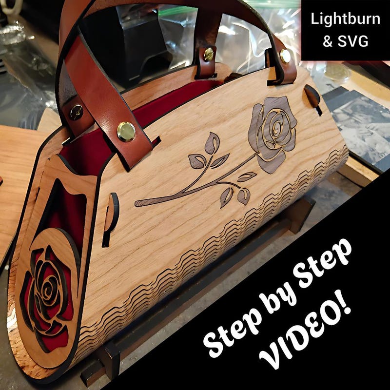 Wood Paper Bag Laser File - Etsy