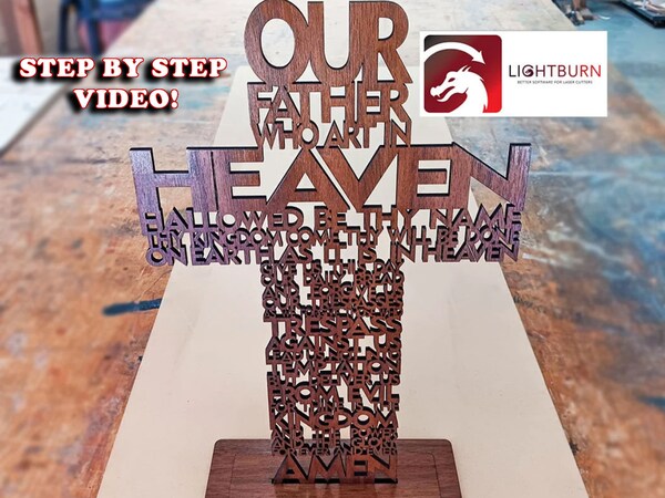 Our Father the Lord's Prayer SVG, PDF, Digital File Vector Graphic ...