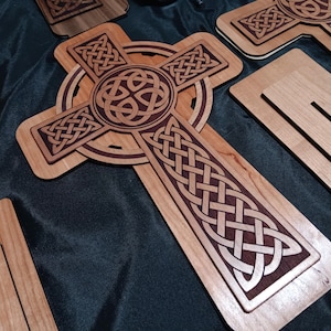 Lightburn Ready Celtic Cross for Laser Engravers (lightburn, SVG, DXF ...