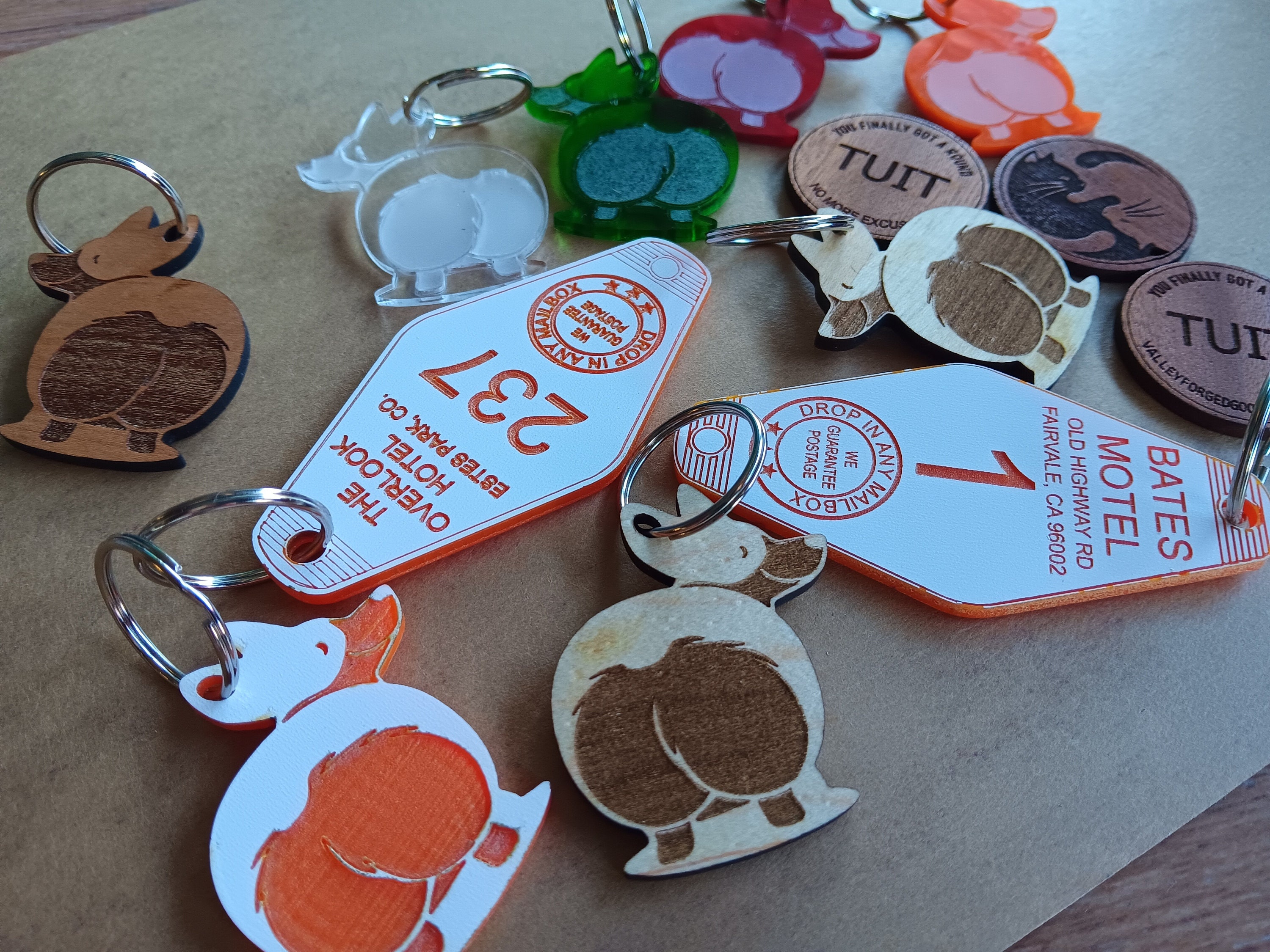 Keychain Bundle: Laser Cut Files (SVG, Lightburn) - With a Video to ...